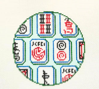 Mahjong Tile Round | Best Price in 2025 at Emily's Stitchery