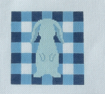 Blue Gingham Bunny – Emily's Stitchery