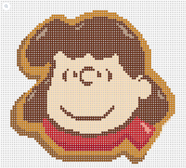 PEANUTS - Gingerbread Lucy Canvas | Best Price in 2025 at Emily's Stitchery