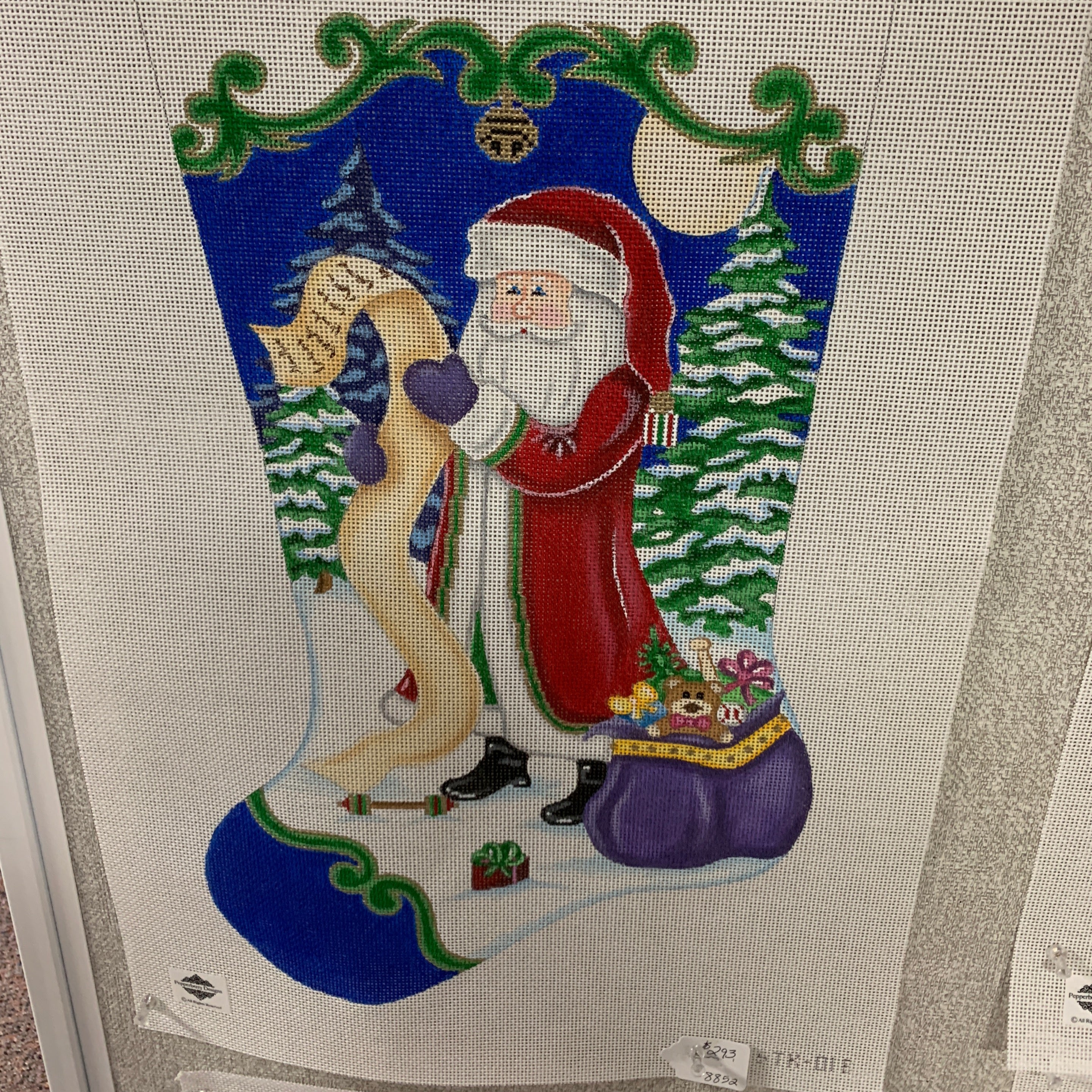 Santa Reading Scroll | Best Price in 2025 at Emily's Stitchery