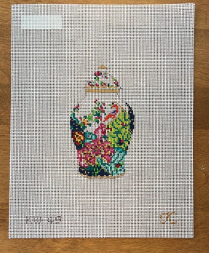 Tobacco Leaf Ginger Jar – Emily's Stitchery